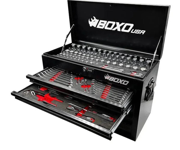 BoxoUSA Unveils Cutting-Edge 5-Drawer Tool Box and 238-Piece SAE & MET