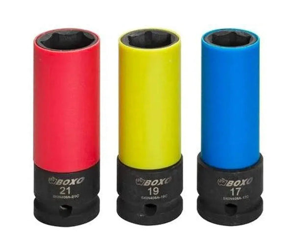 1/2" Drive Metric 6-Point Wheel Impact Sockets | BoxoUSA