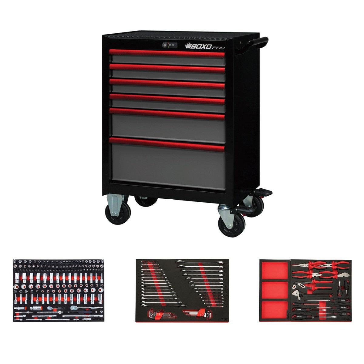 Pro Series | Loaded 26" 6-Drawer Rolling Tool Box – BoxoUSA