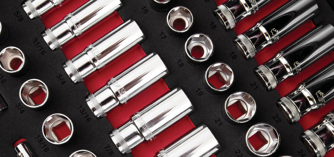 12-Piece Metric 6-Point Angled Socket Wrench Set, L-Shaped | 1/3rd EVA ...