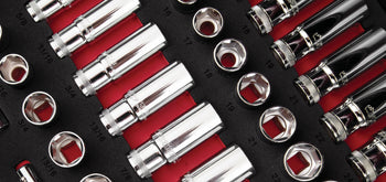 12-Piece Metric 6-Point Angled Socket Wrench Set, L-Shaped | 1/3rd EVA ...