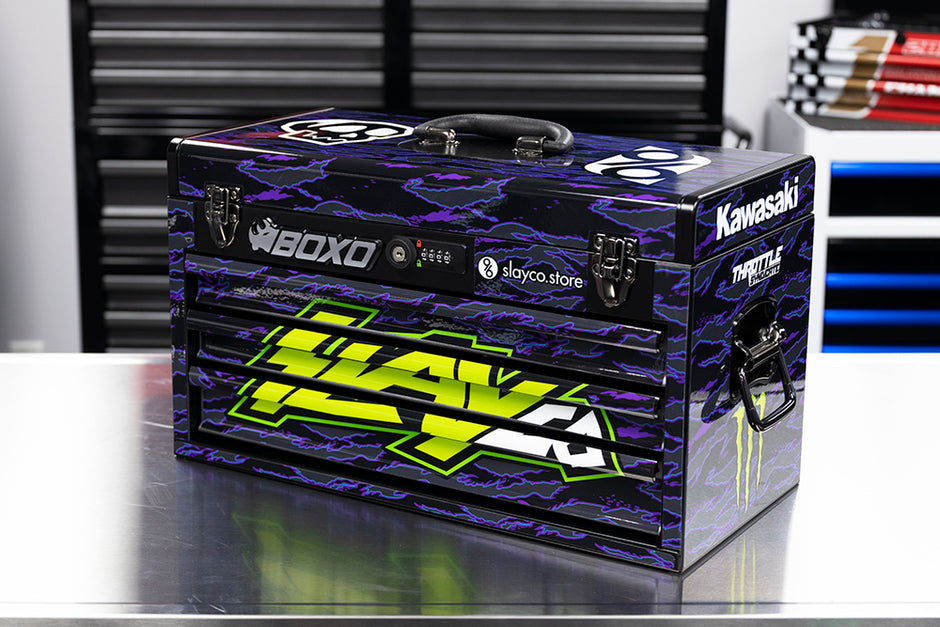 MotoBox | 103-Piece Metric Motorcycle Tool Set with 5-Drawer Hand Carr ...