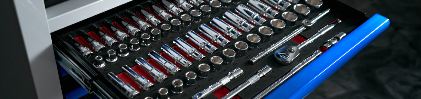 MotoBox | 103-Piece Metric Motorcycle Tool Set with 5-Drawer Hand Carr ...