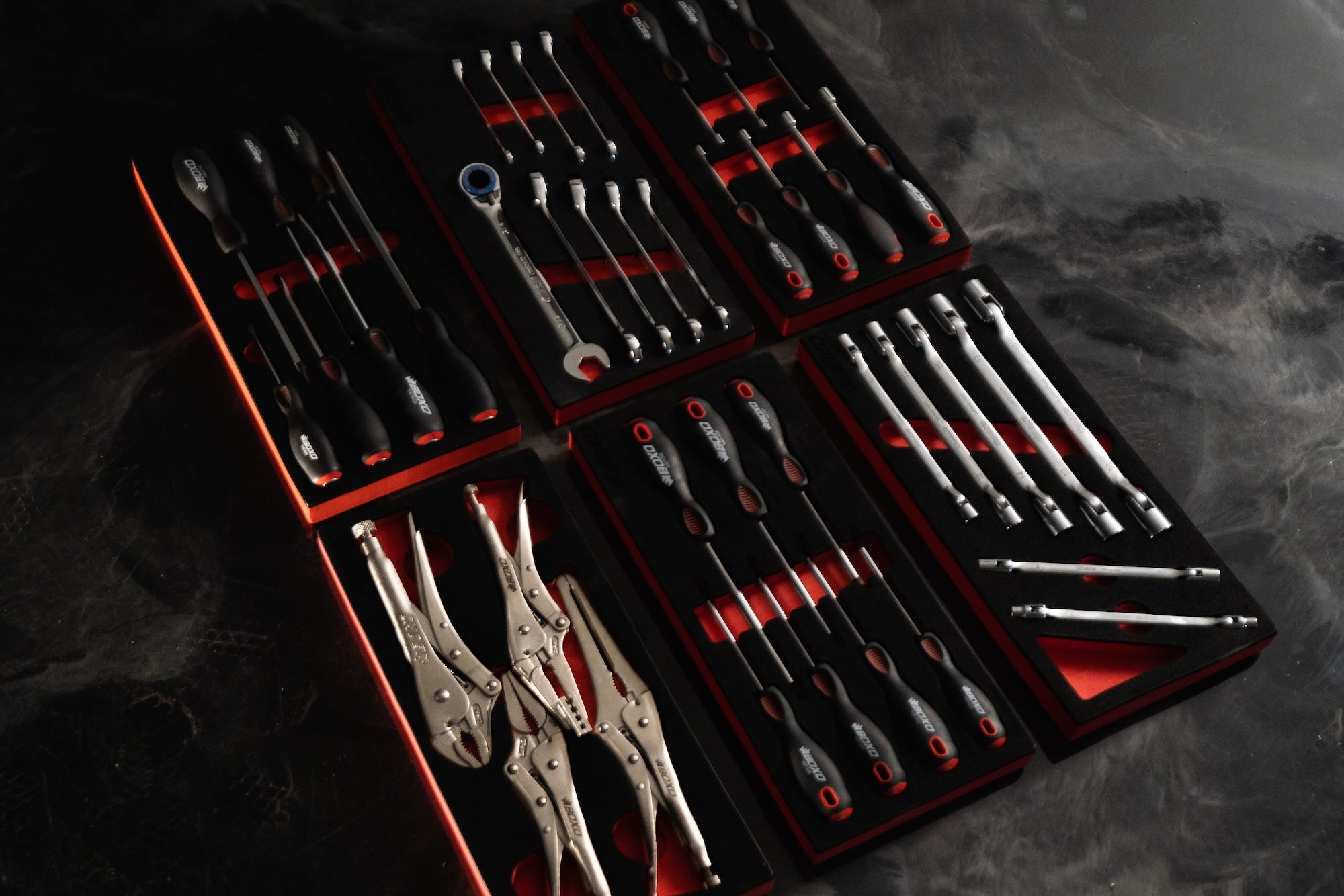 BoxoUSA EVA Foam Tool Sets | CNC-Cut, Secure, 2-Tone Foam Tool Storage